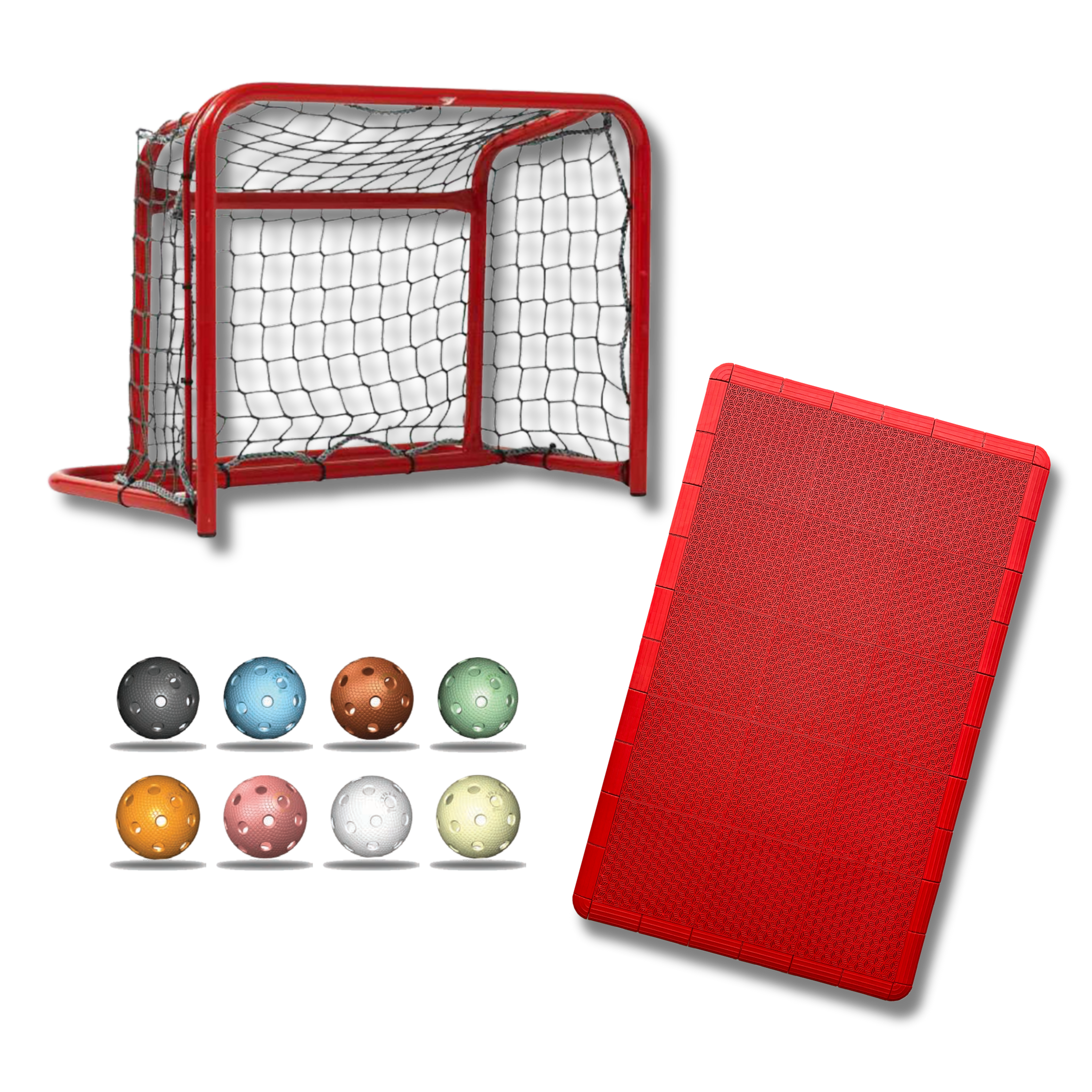 FLOORBALL PORTABLE TRAINING KIT – RED Shop